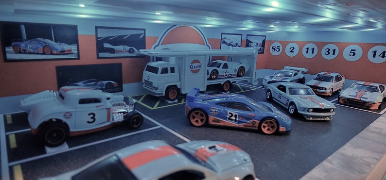 Print & Play - Gulf Oil Diorama 1/64 Scale - DIY Project - Etsy