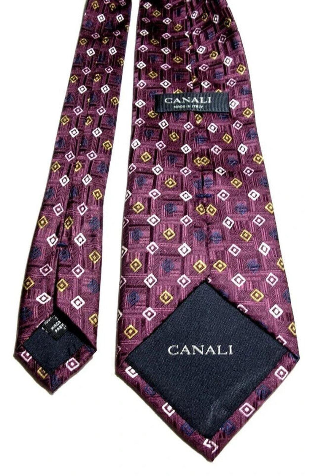 CANALI Men's Tie Vintage Neckties for Men SILK Necktie Ties Cravat ...