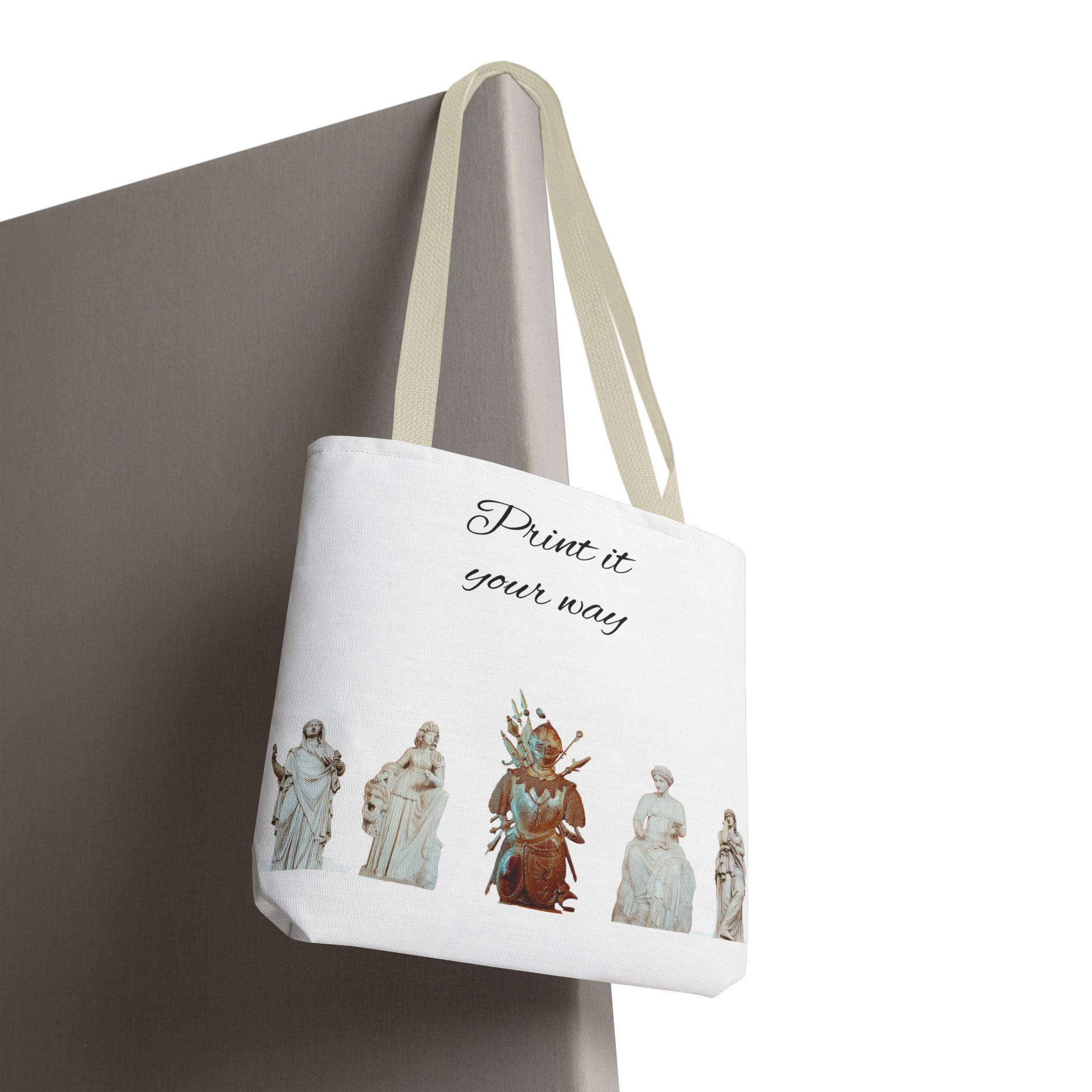 Roman Goddess Tote Bag: Warrior Armor, Female Statue Art - Etsy
