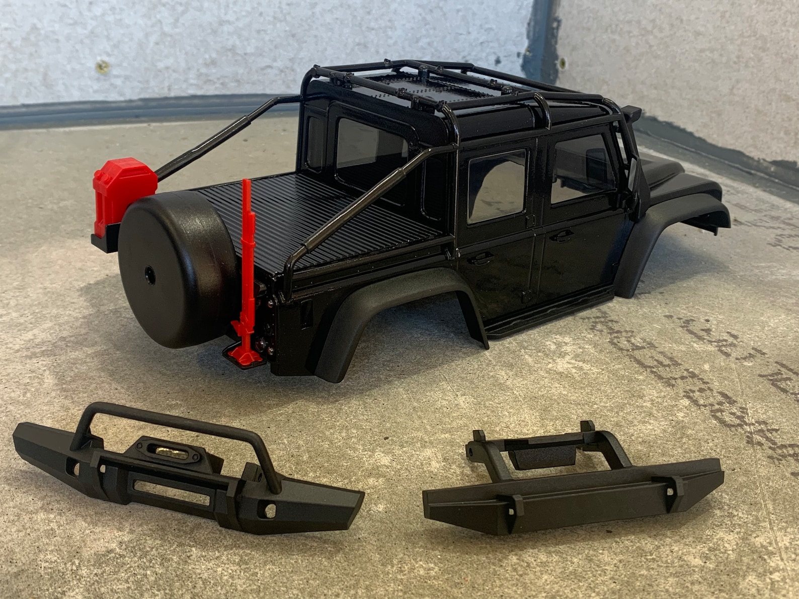 Traxxas Trx4m 1/18 Scale Landrover Defender Custom Truck Body - Etsy