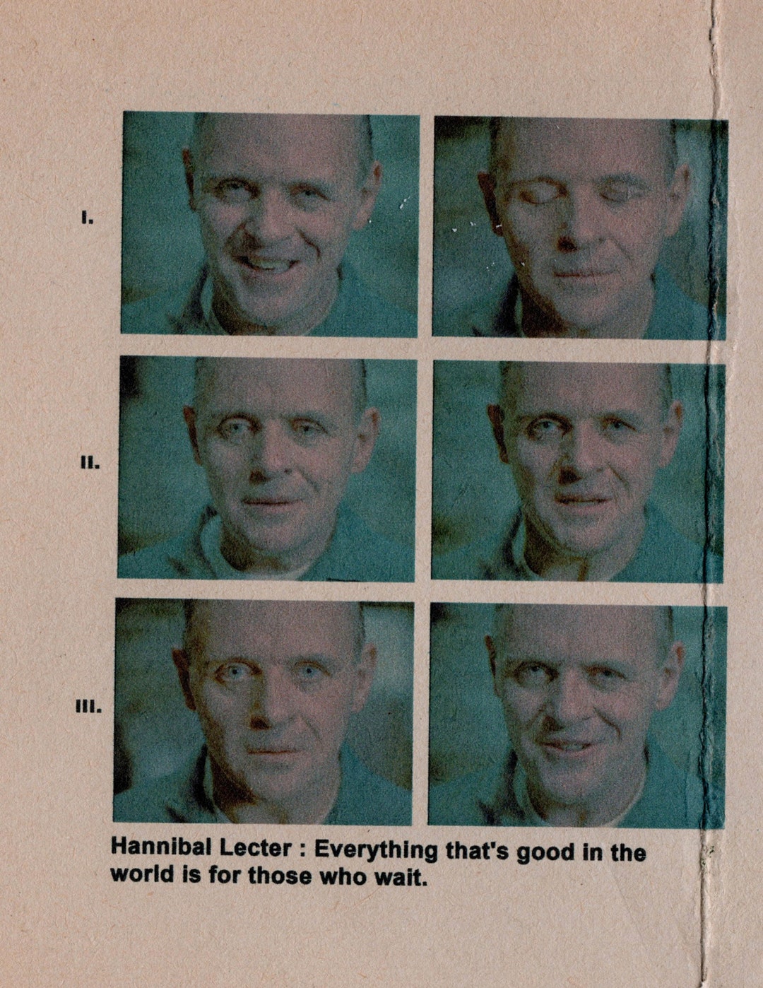 HANNIBAL LECTER 1991 the Silence of the Lambs - Etsy