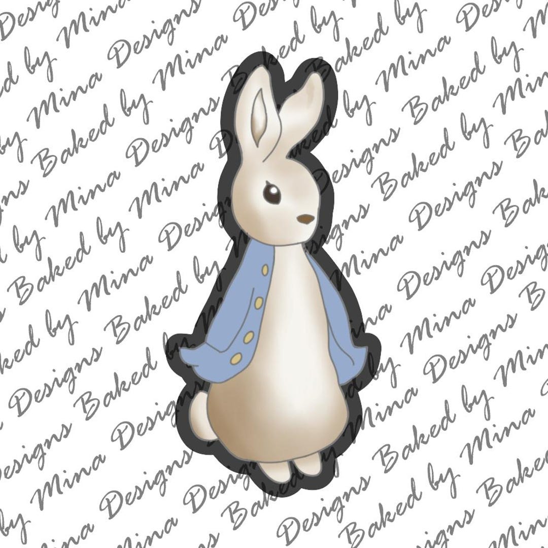 Peter Rabbit Cookie Cutter STL File | Digital Download | Digital File ...