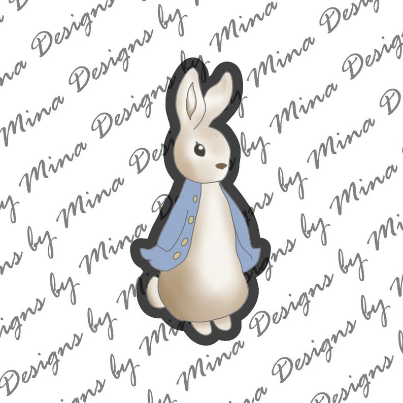 Peter Rabbit Cookie Cutter STL File | Digital Download | Digital File ...