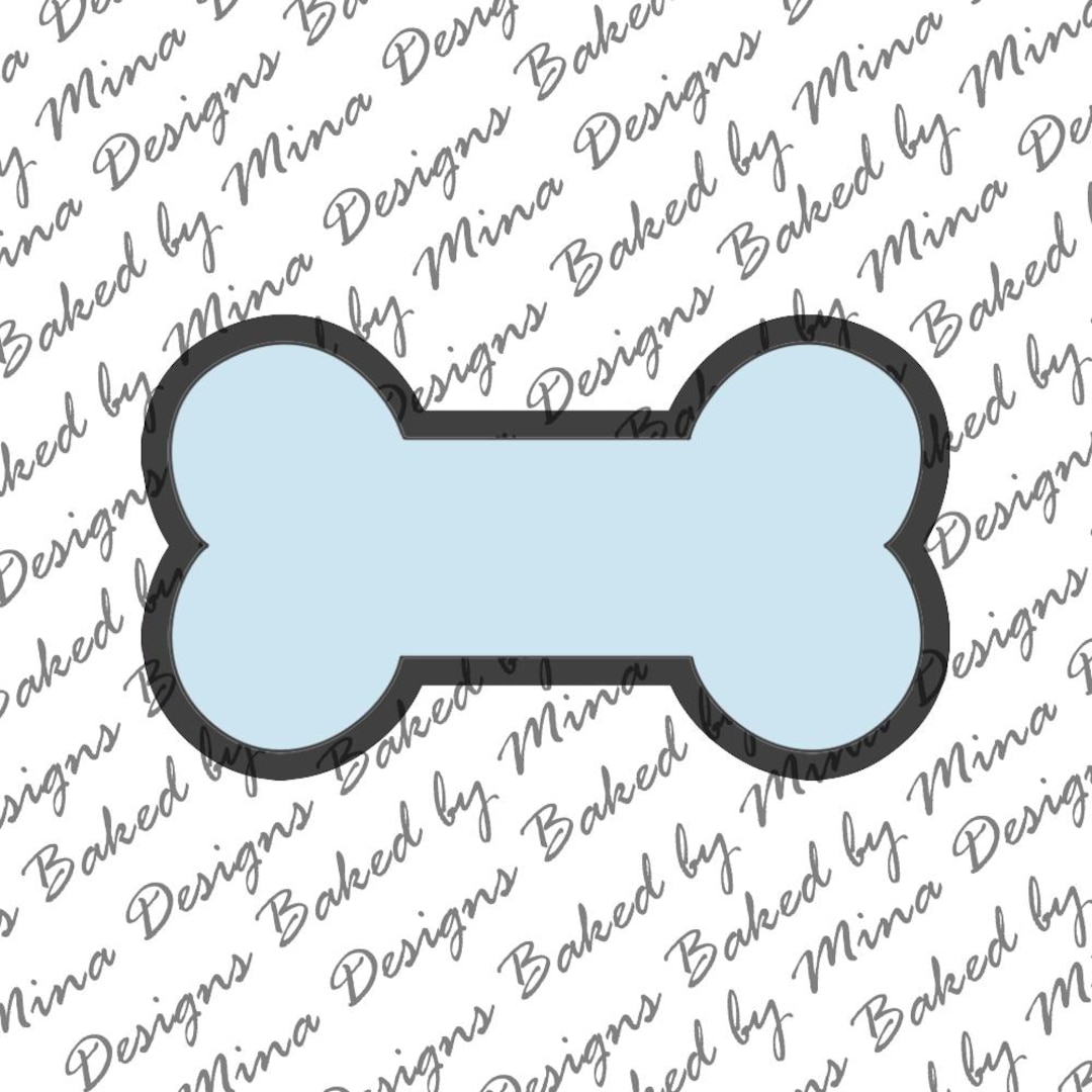 Dog Bone Cookie Cutter STL File | Digital Download | Digital File ...