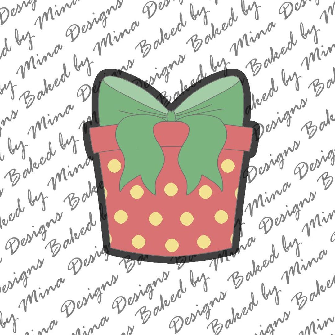 Present Cookie Cutter STL File | Digital Download | Digital File ...