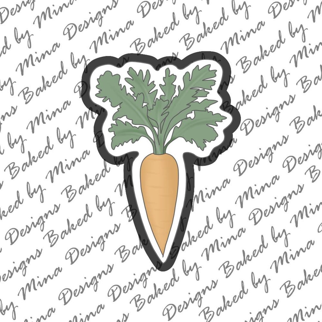 Carrot Cookie Cutter STL File | Digital Download | Digital File ...