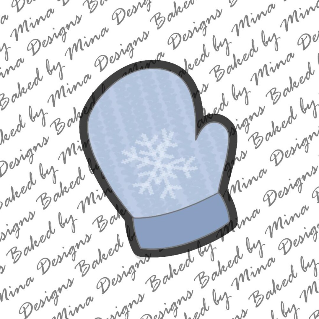Mitten Cookie Cutter STL File | Digital Download | Digital File - Etsy