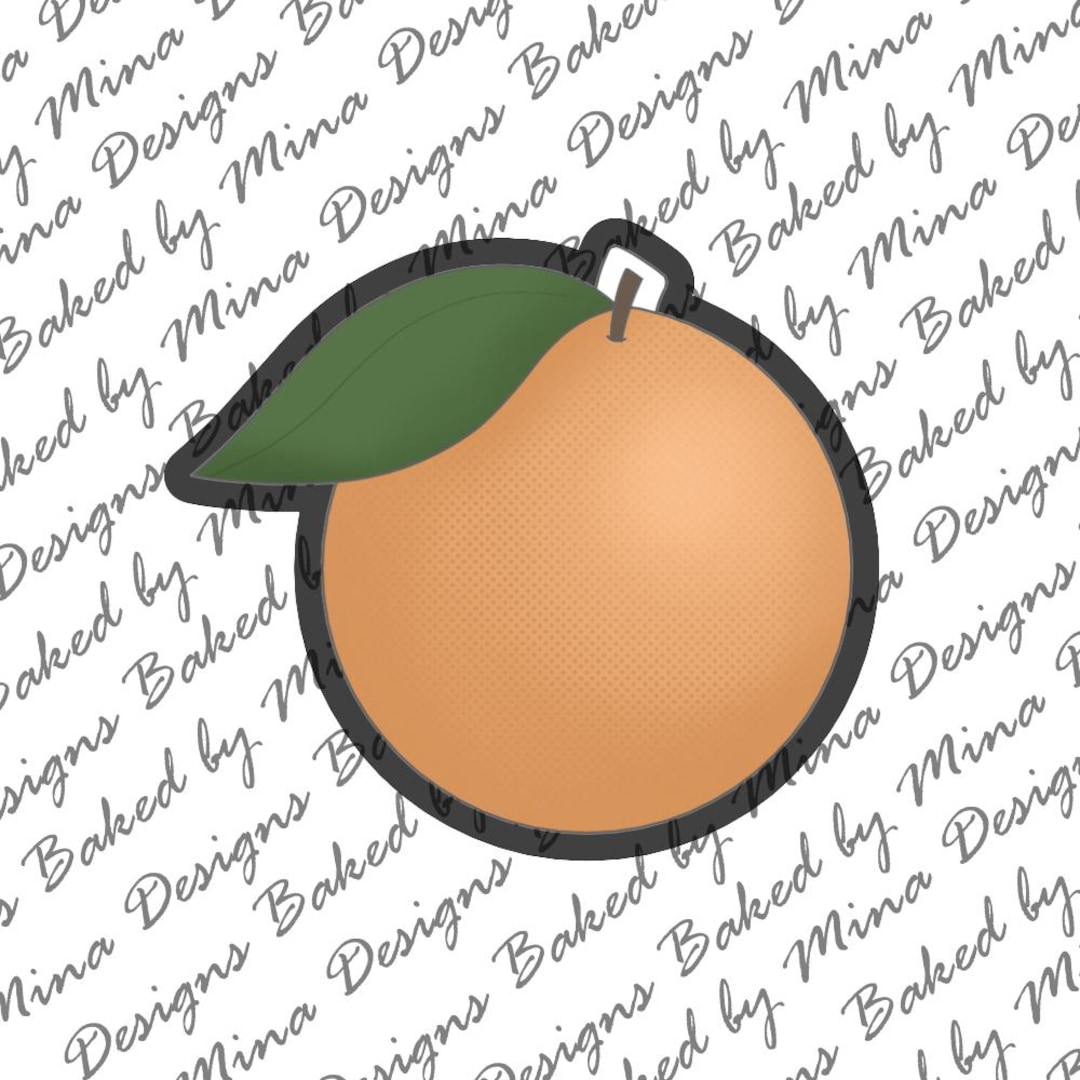 Orange Cookie Cutter STL File | Digital Download | Digital File ...