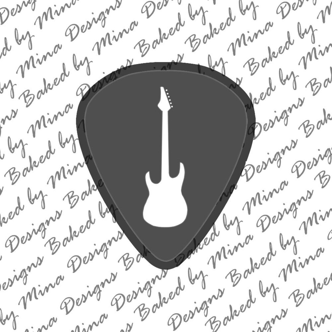 Guitar Pick Cookie Cutter STL File | Digital Download | Digital File - Etsy