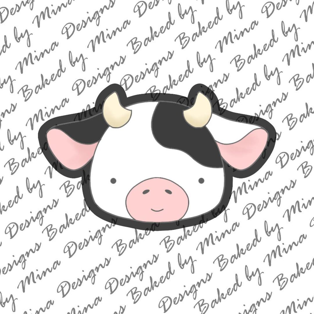 Cow Head Cookie Cutter STL File | Digital Download | Digital File ...