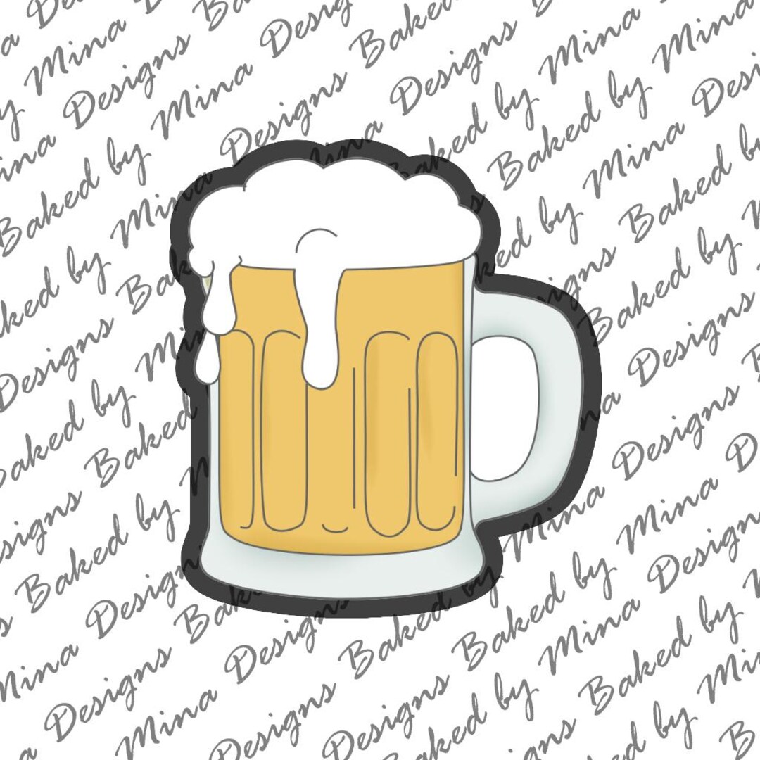 Beer Mug Cookie Cutter STL File | Digital Download | Digital File - Etsy