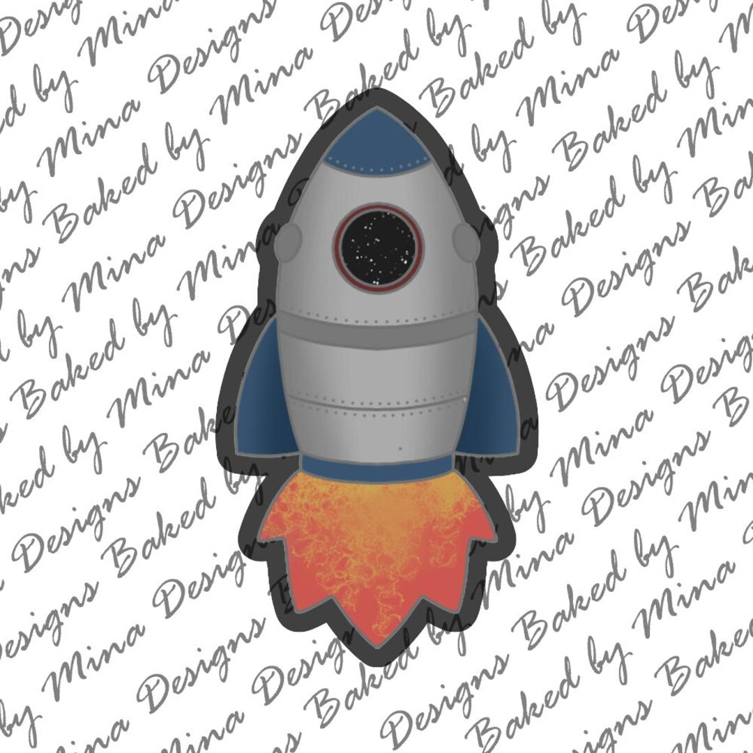 Rocket Cookie Cutter STL File | Digital Download | Digital File - Etsy