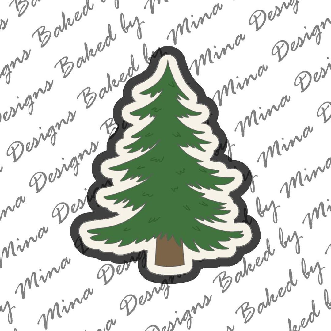 Pine Tree Cookie Cutter STL File Digital Download Digital File ...