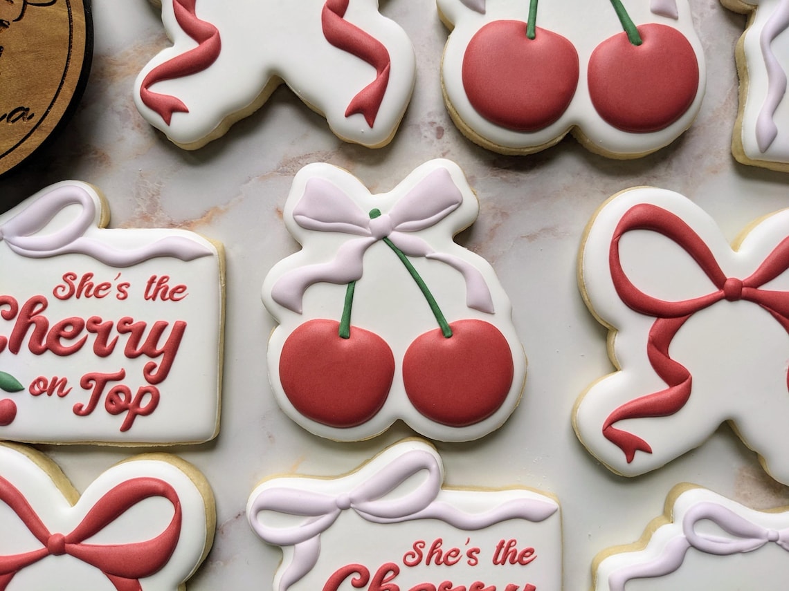Cherries With Bow Cookie Cutter STL File | Digital Download | Digital ...