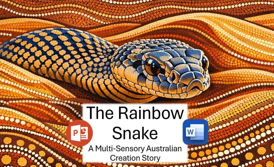 The Rainbow Snake - A First Australian Creation Story - Multi-sensory ...