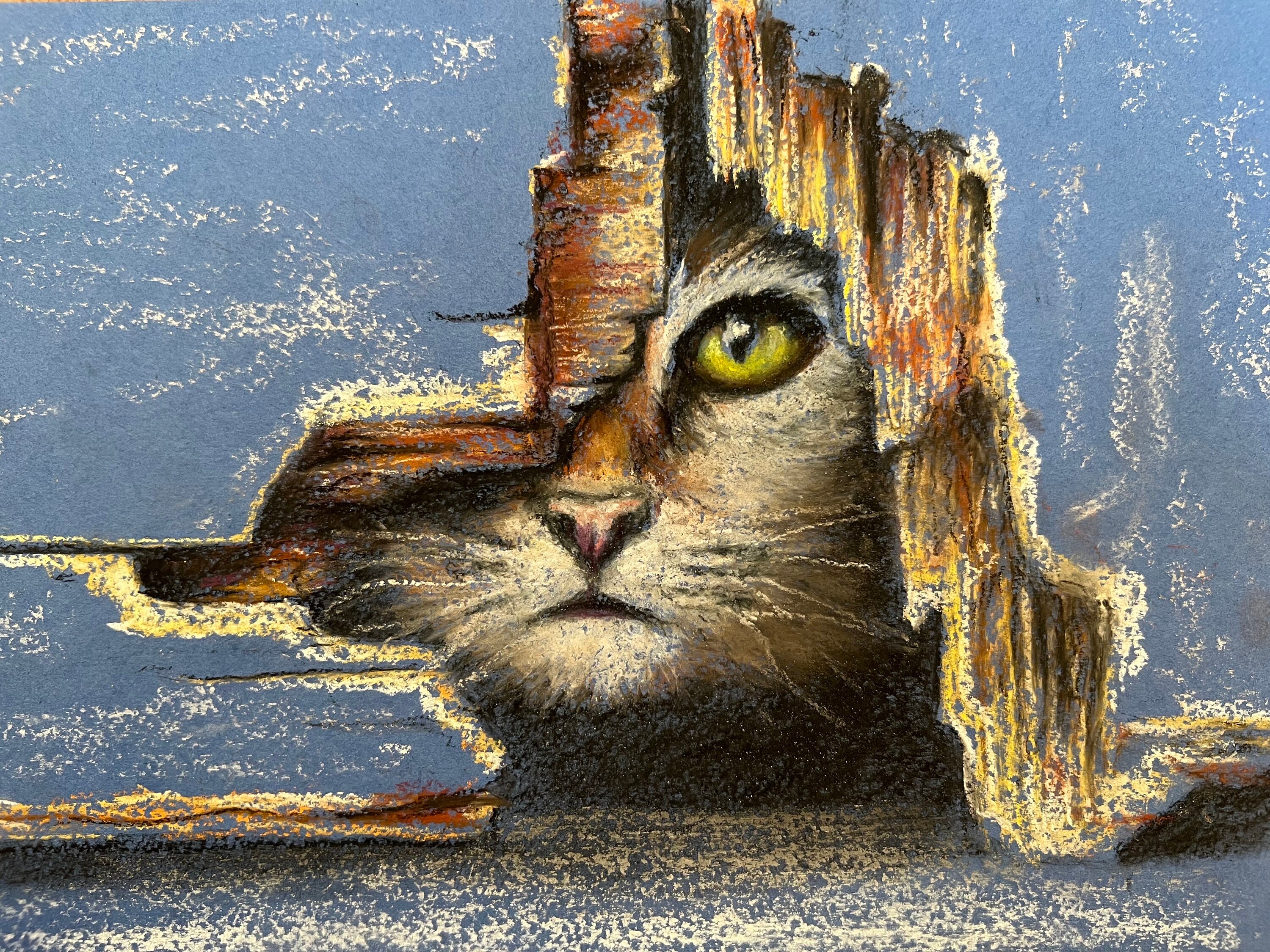 Pastel Paintings Of Cats