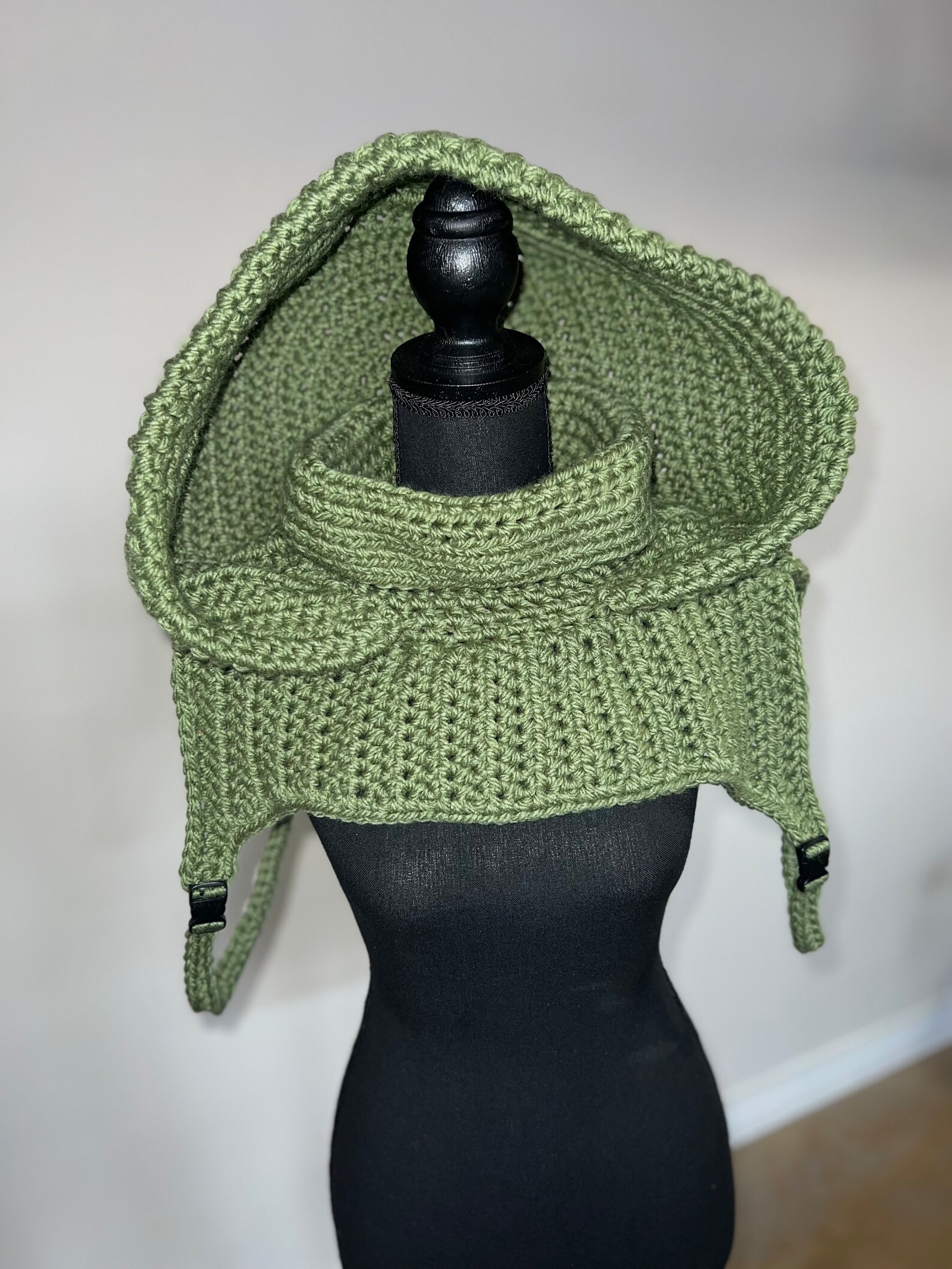 Crocheted Matrix Hood - Etsy