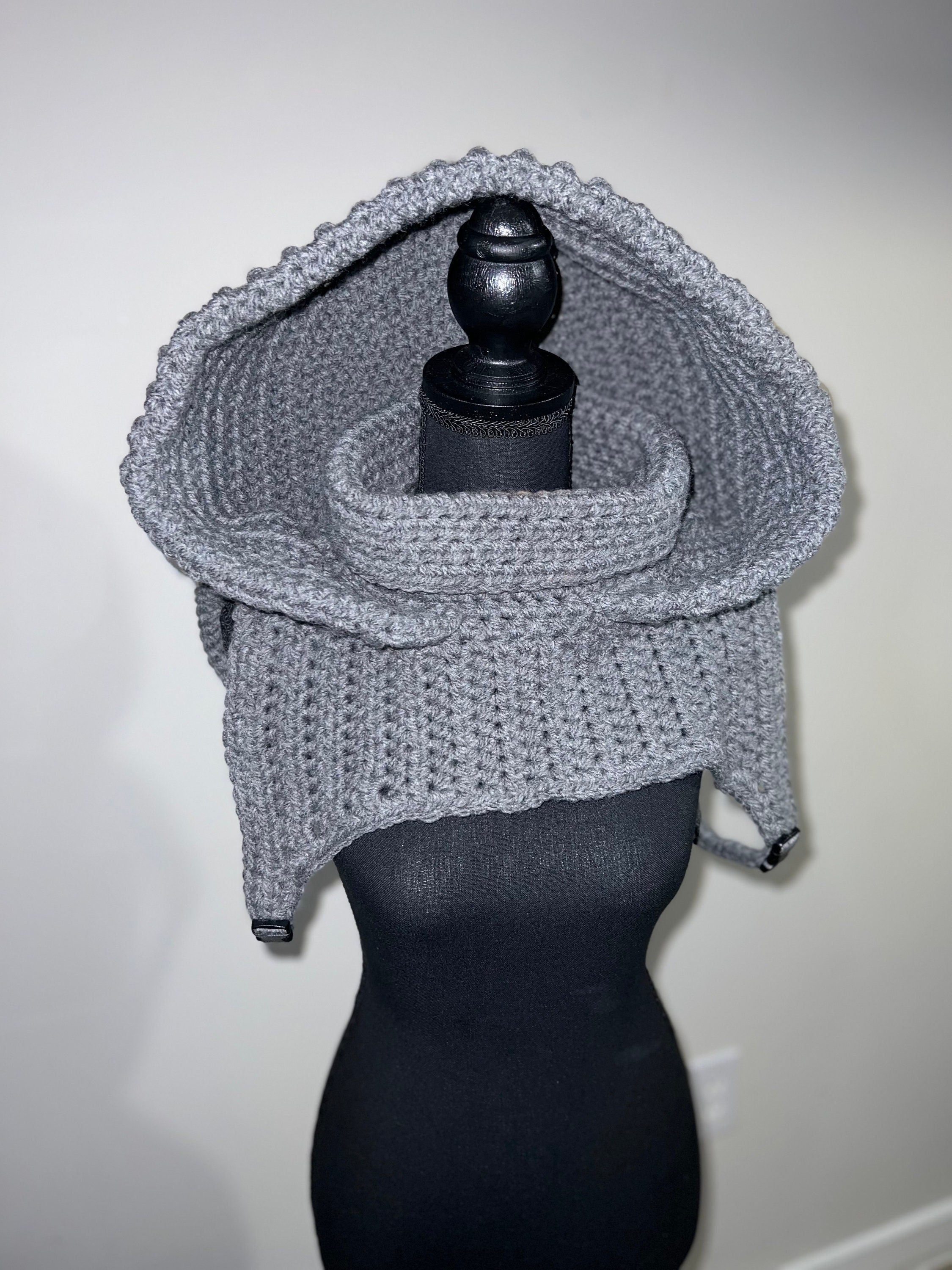 Crocheted Matrix Hood - Etsy