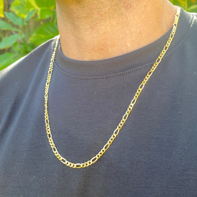 24k Gold Chain Men Rope - Etsy