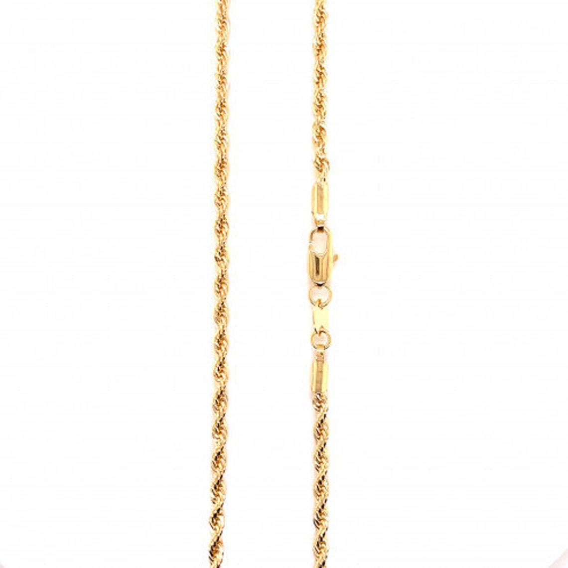18K Mens Rope Chain Set, Layering Chains for Men, Set of Two Mens ...