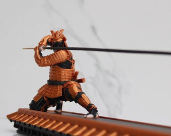 Samurai Incense Holder With Base - Etsy