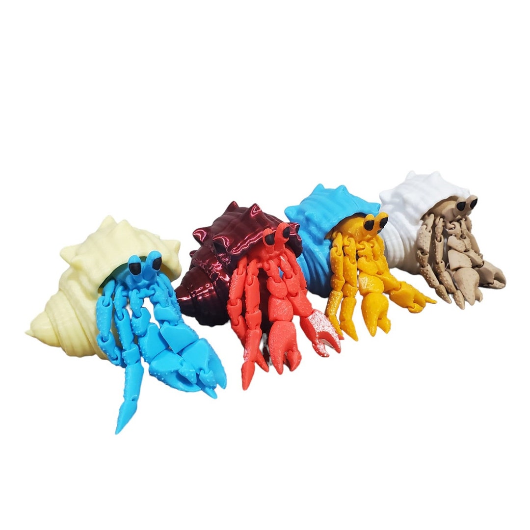Hermit Crab Stress Relief Cute Fidget Articulated Toys Creative ...