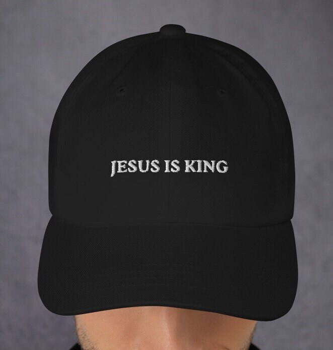 JESUS is KING Christ Hat, Christian Gift, I Love Jesus Bordado Dad Hat ...