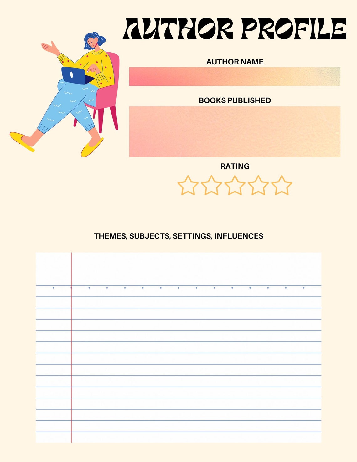 My Year of Reading ~ Personal Reading Journal/book Log Designed by a ...