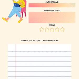 My Year of Reading ~ Personal Reading Journal/book Log Designed by a ...
