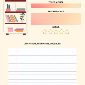 My Year of Reading ~ Personal Reading Journal/book Log Designed by a ...