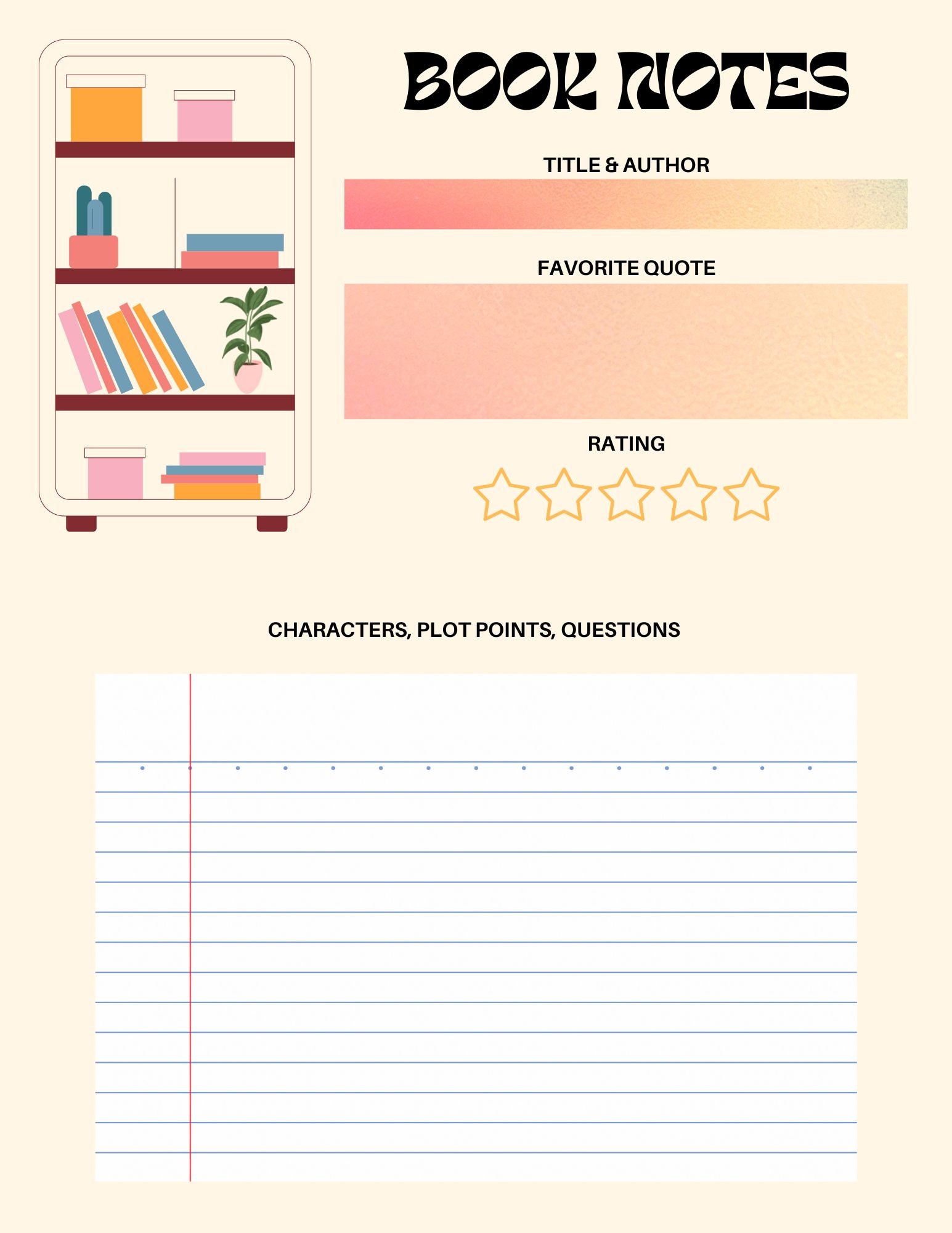 My Year of Reading ~ Personal Reading Journal/book Log Designed by a ...