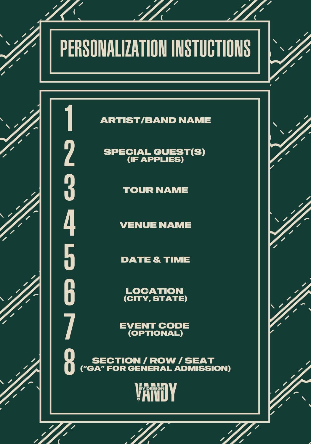 Custom Concert Ticket Stub – Personalized Event Memorabilia - Etsy