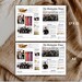 Graduation Newspaper Template, 2-page Editorial Newspaper, Senior ...