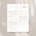 Weekly Planner Printable Duo, Minimal & Simple, Neutral Colors, Instant ...