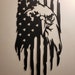 American Flag Eagle Wall Art DXF File Only - Etsy
