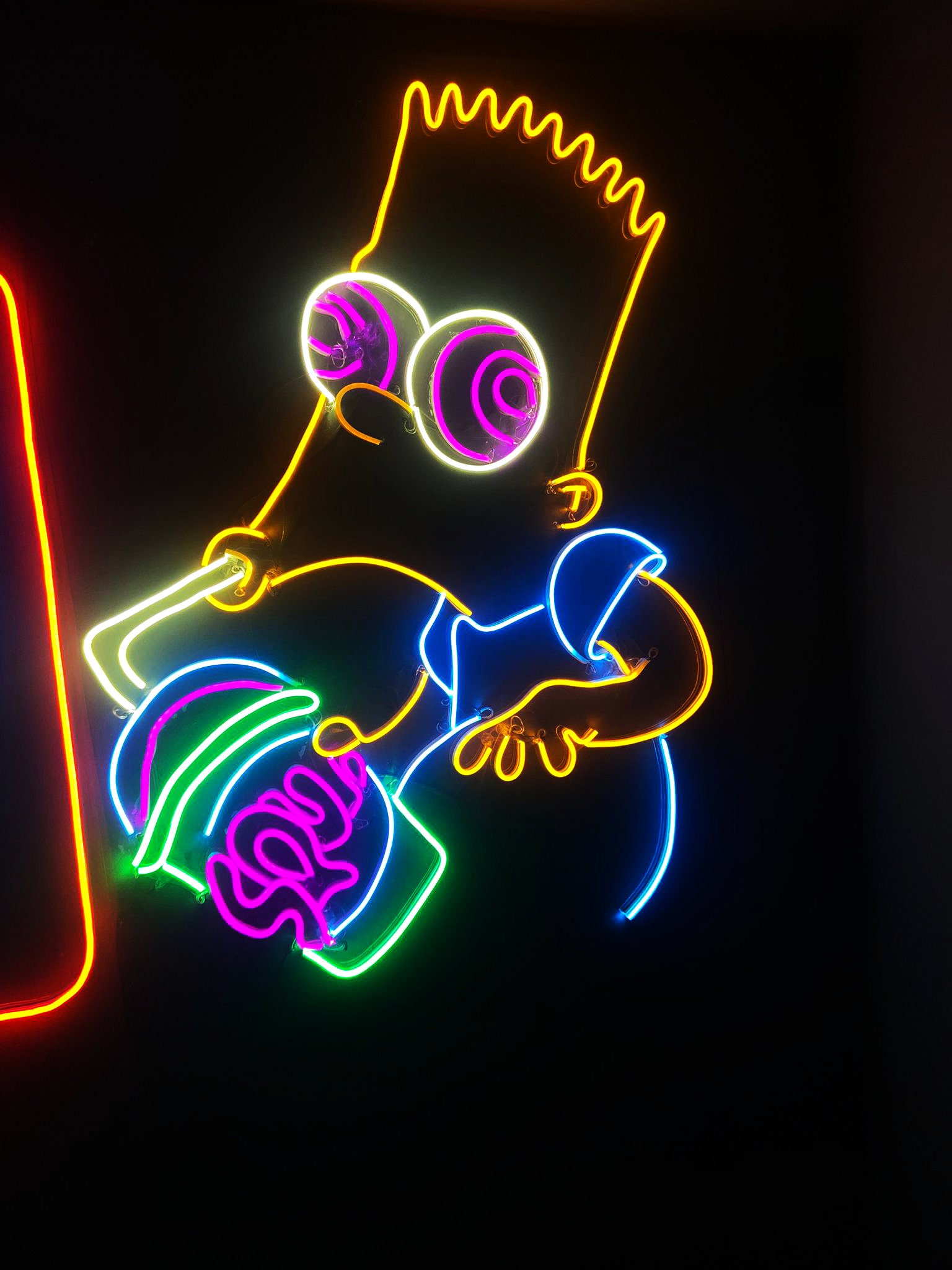 Simpson Neon Sing Room Decor Wall Decor Home Decor Neon Sing - Etsy