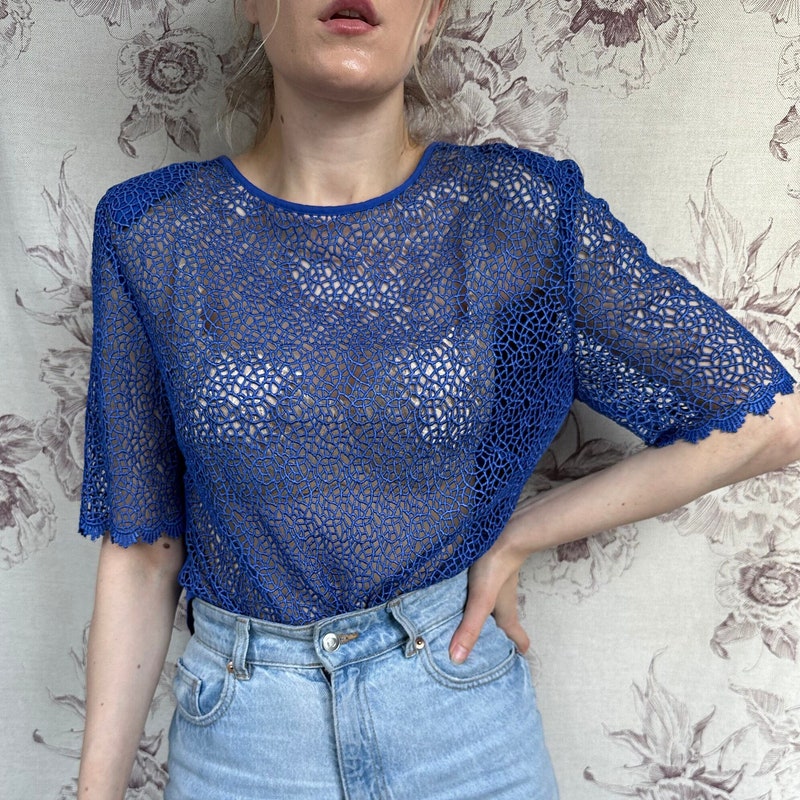 See Through Crop Tops - Etsy