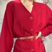 Vintage Burgundy Red Oversized Blazer, Elegant Women’s Jacket With ...