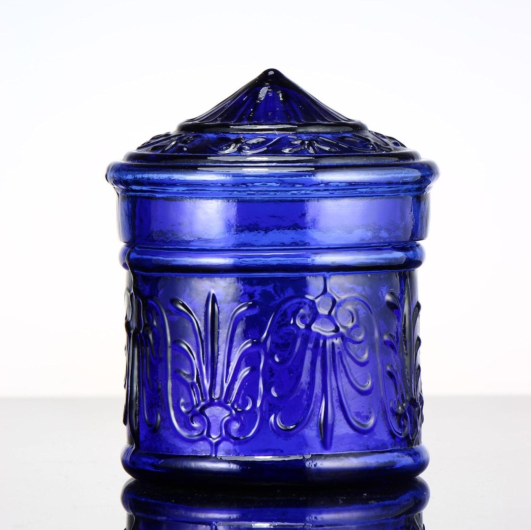 Roman Pyxis (098a in Cobalt Blue Glass) - Etsy