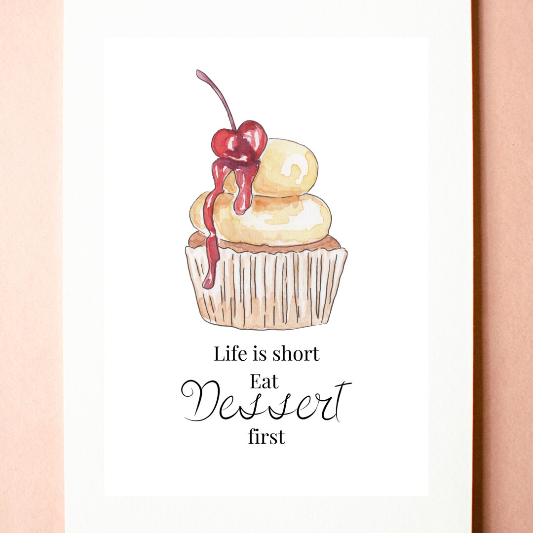 Download Posters Kitchen Cupcake Wall Decoration - Etsy