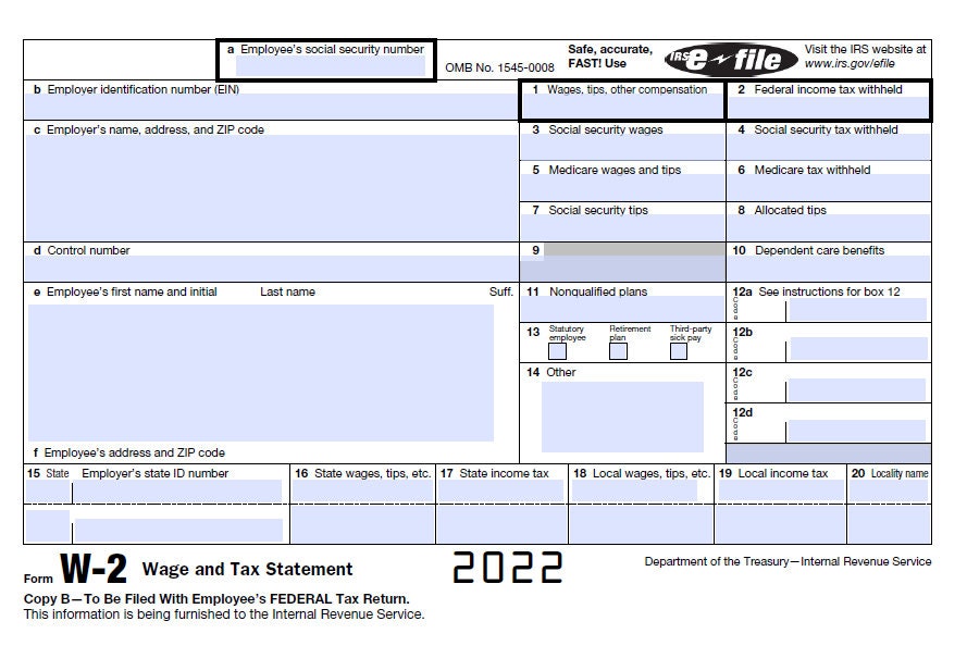 W2 Forms2022editable Plus W3 Transmittal Form PDF - Etsy