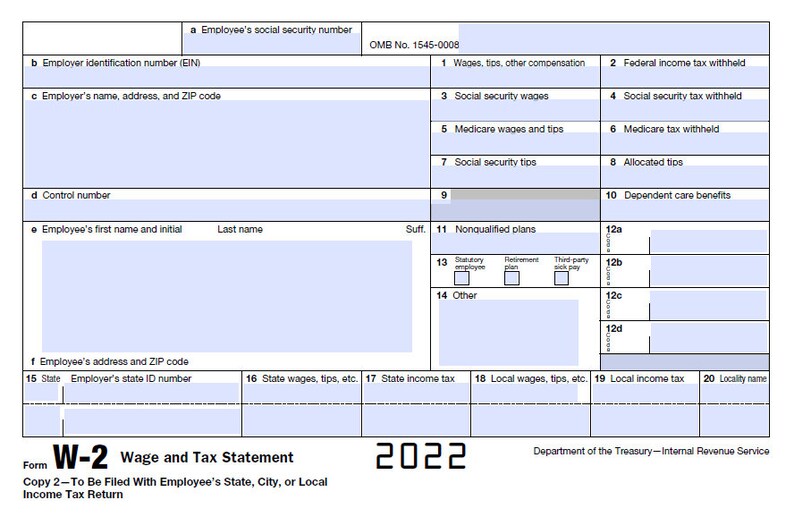 W2 Forms2022editable Plus W3 Transmittal Form PDF - Etsy