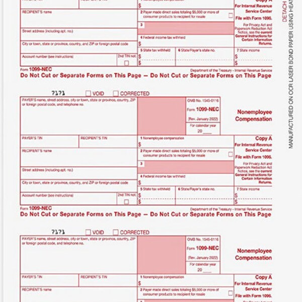 1099 Nec - Etsy