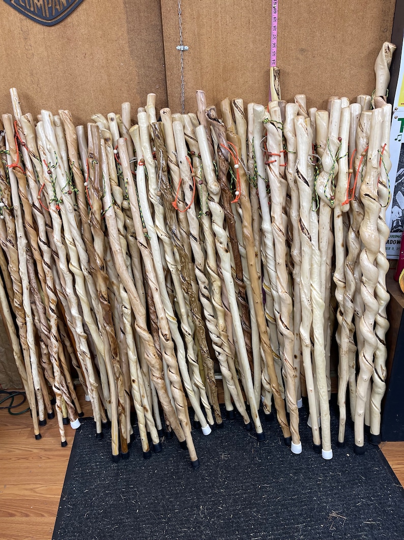 Mountain Man Walking Sticks. Walking Sticks Beautifully Twisted by the ...