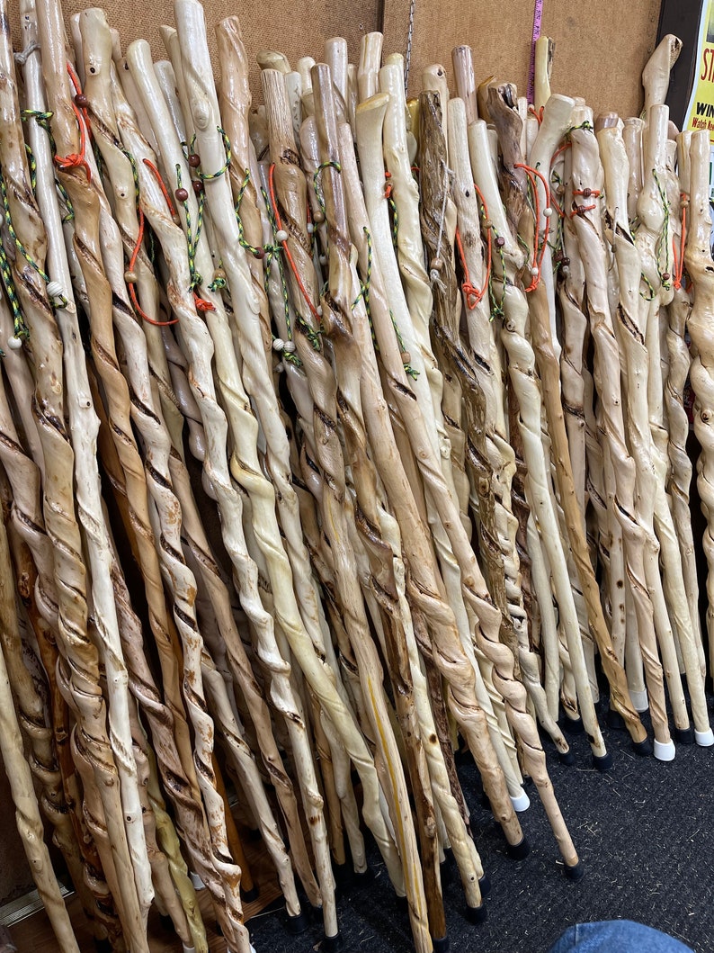 Mountain Man Walking Sticks. Walking Sticks Beautifully Twisted by the ...