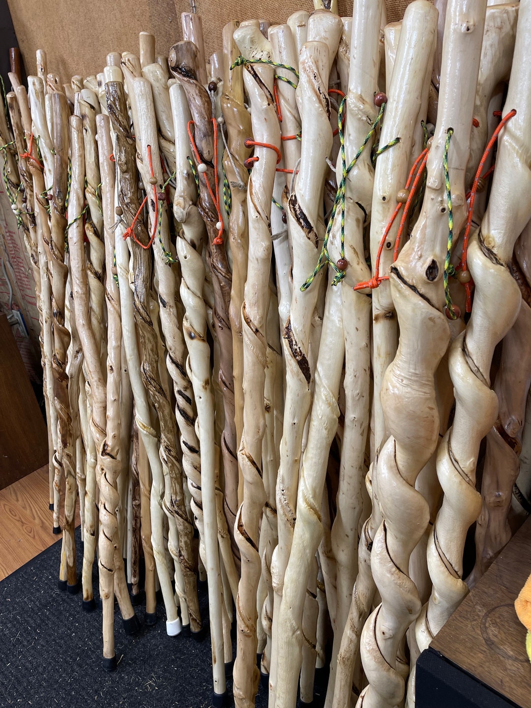 Mountain Man Walking Sticks. Walking Sticks Beautifully Twisted by the ...