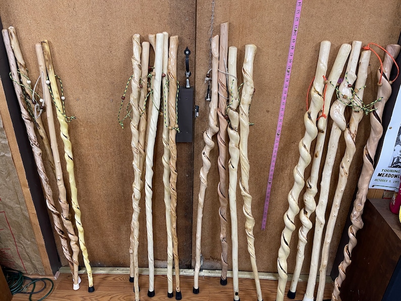 Mountain Man Walking Sticks. Walking Sticks Beautifully Twisted by the ...