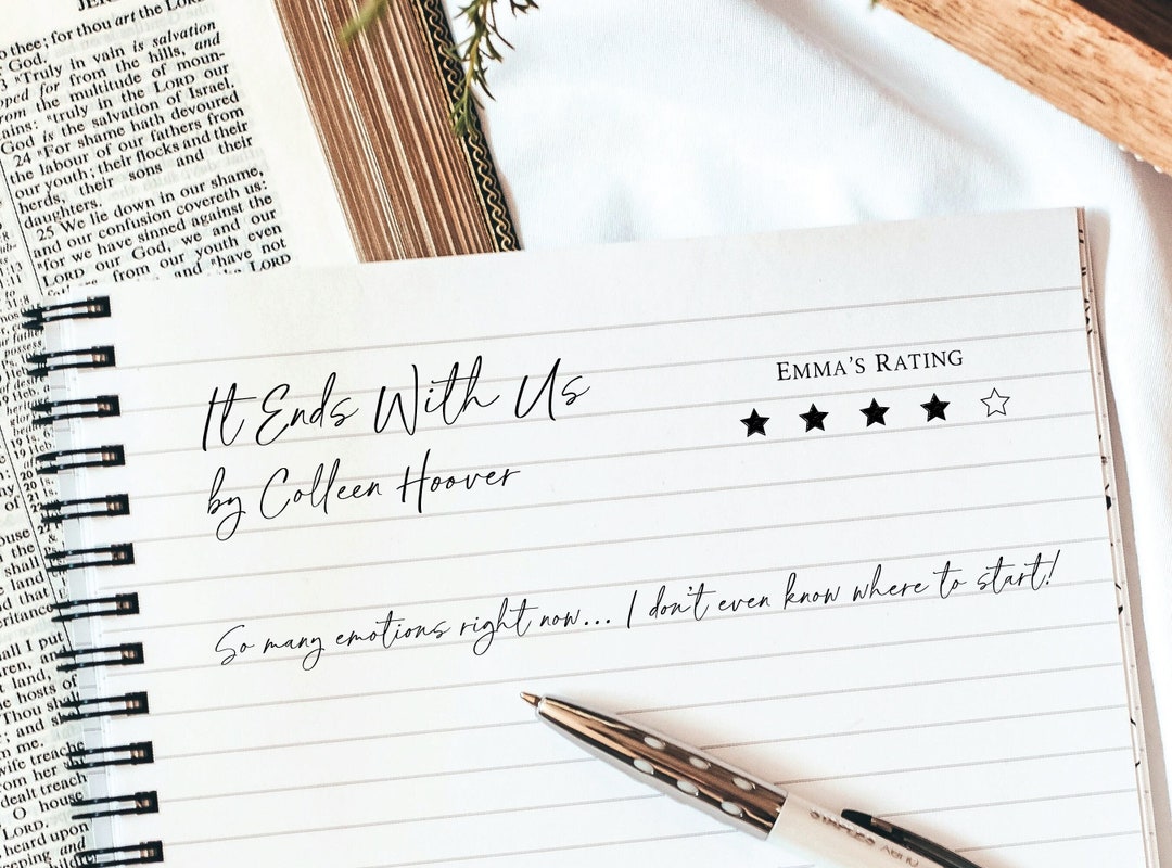 5 Star Rating Stamp | Book Stamp | Book Lover Gift | Custom Stamp ...