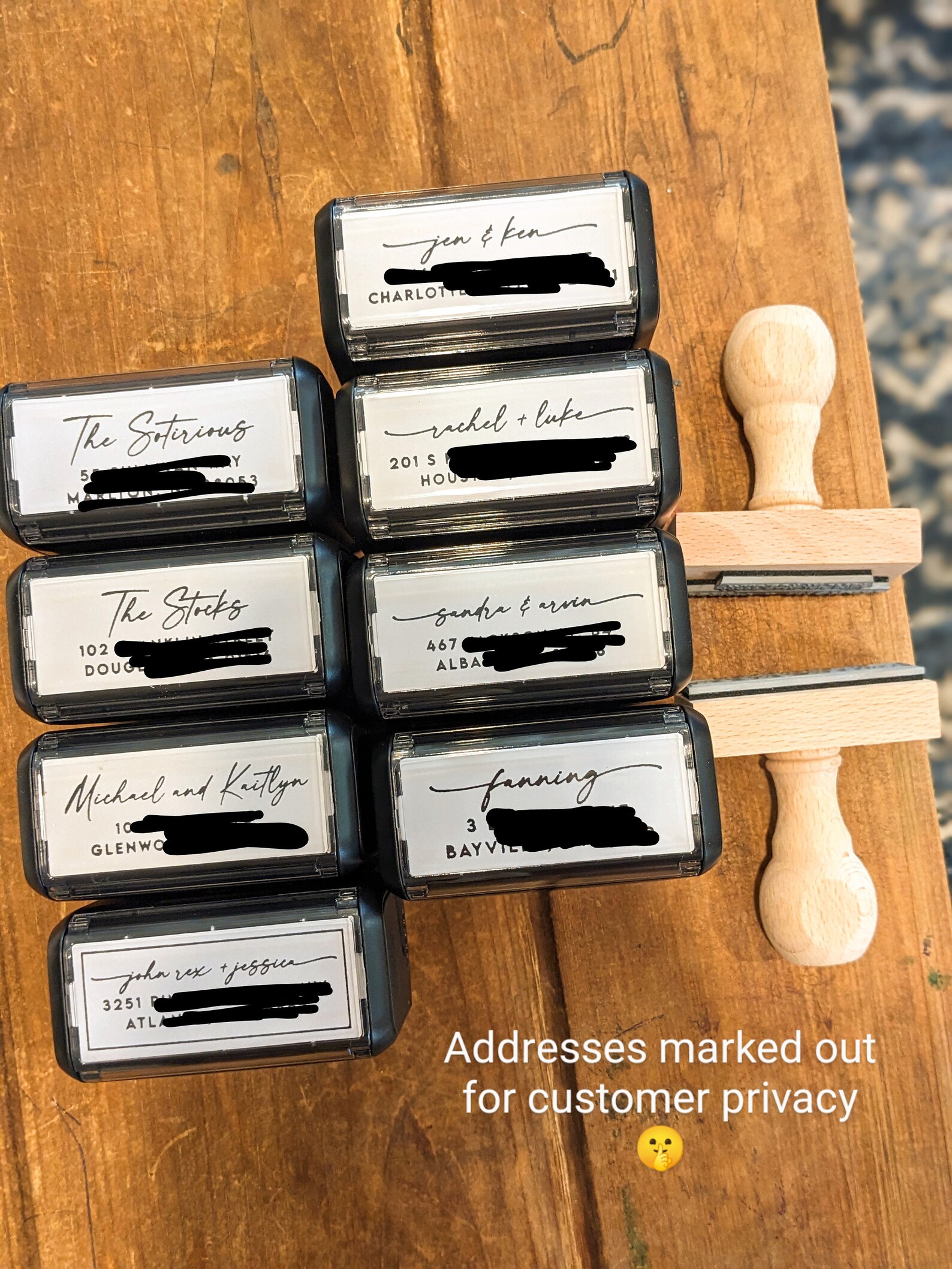 Modern Return Address Stamp | Wedding Stamp | Housewarming Gift | Save ...