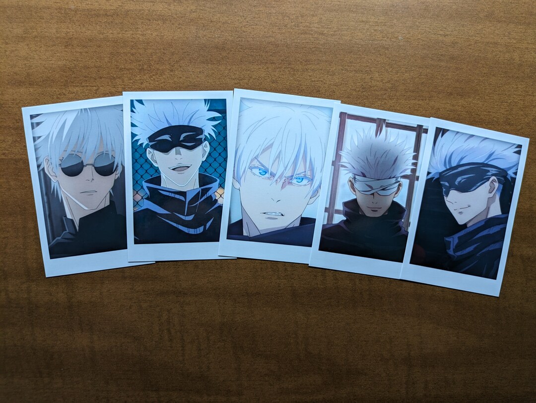 Gojo Inspired Cute Mini Photo Set - Etsy